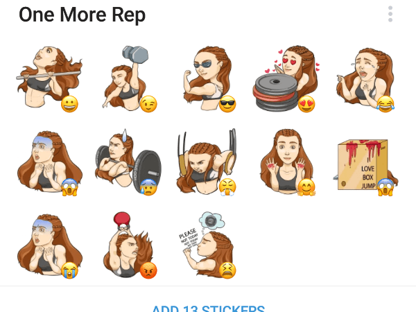 One More Rep Sticker Pack - Telegram Stickers Library